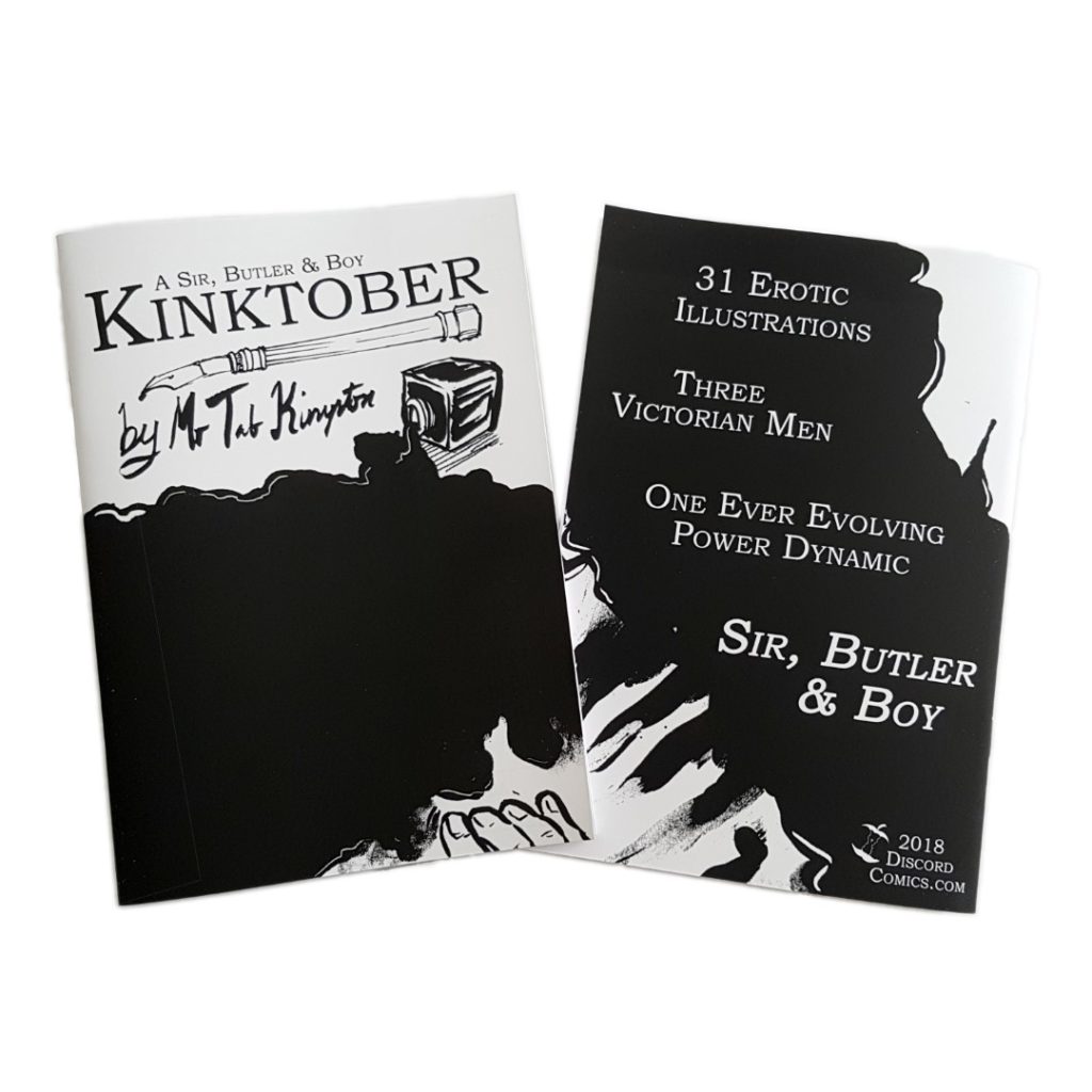 Kinktober Sir Butler and Boy Mini Comic Special – Discord Comics